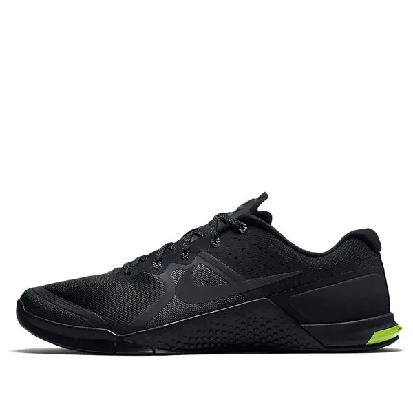 Nike Metcon 2 "cool Grey Volt" Athletic Sneakers - Black