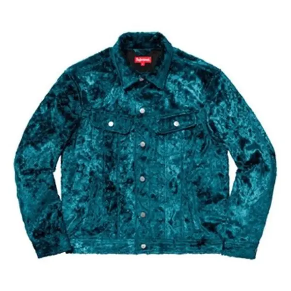 Supreme Fuzzy Pile Trucker Jacket