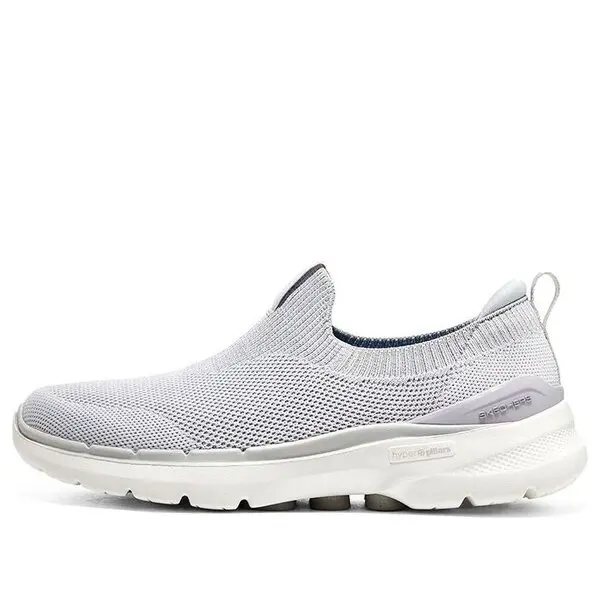 Sketchers Go Walk 6 Slip-on Athletic Sneakers - Light Grey