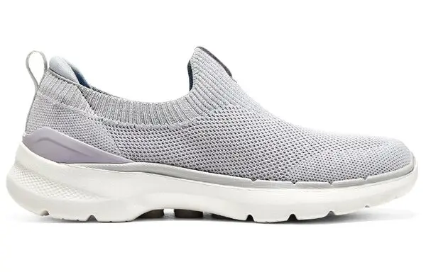 Sketchers Go Walk 6 Slip-on Athletic Sneakers - Light Grey