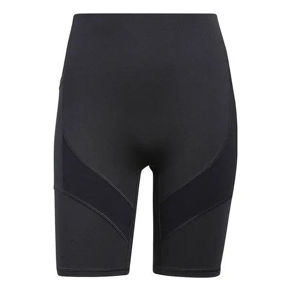 Adidas Yoga 4 Elements Studio Pocket Short Tights Asia Sizing - Black