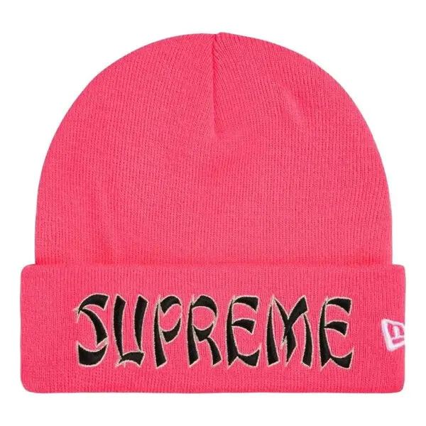 Supreme X New Era Fw26 Action Beanie - Pink
