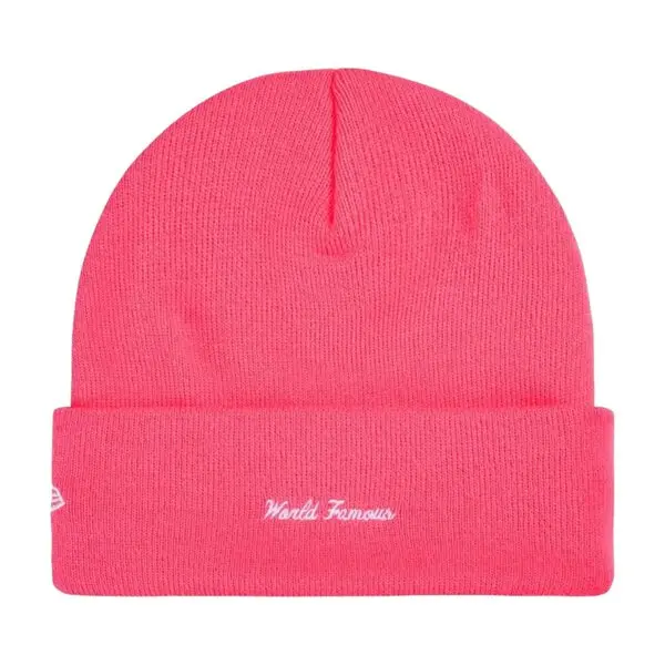 Supreme X New Era Fw26 Action Beanie - Pink