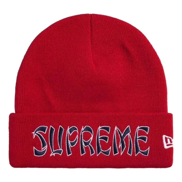 Supreme X New Era Fw26 Action Beanie - Red