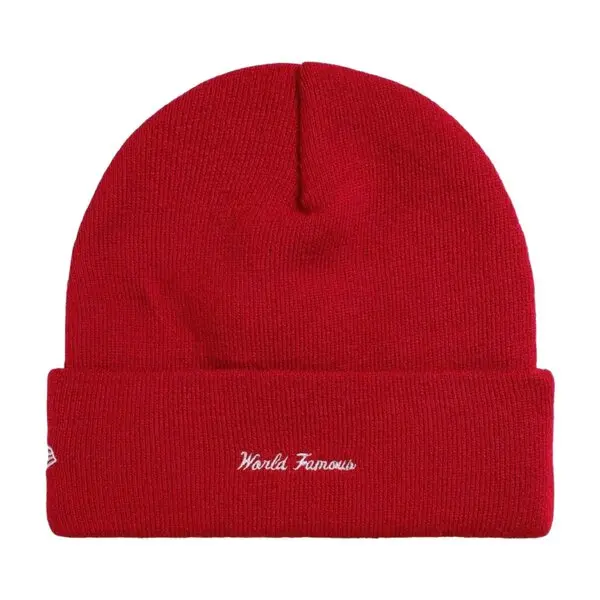 Supreme X New Era Fw26 Action Beanie - Red