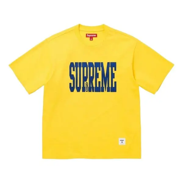 Supreme Fw26 Stretch Appliqué S/s T-shirt - Yellow