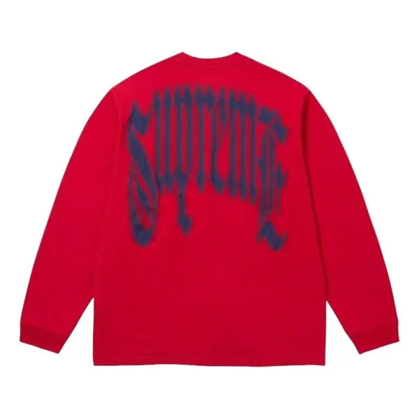 Supreme Fw26 Intarsia L/s T-shirt - Red