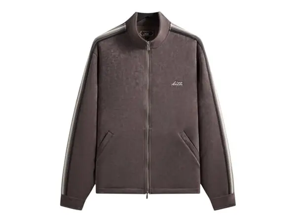 Kith Sueded Scuba Connor Track Jacket - Thunder