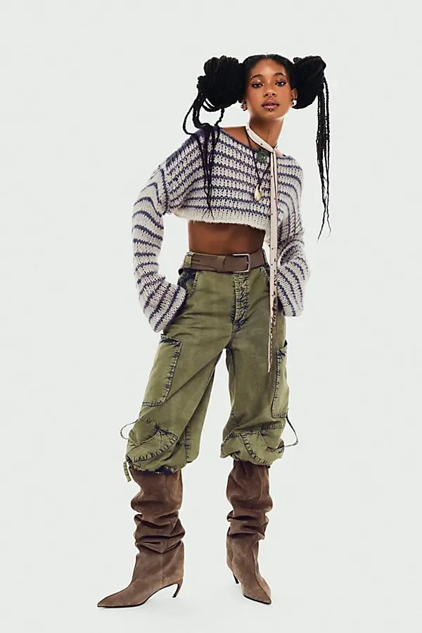 Free People We The Free Juniper Low-rise Cargo Pants