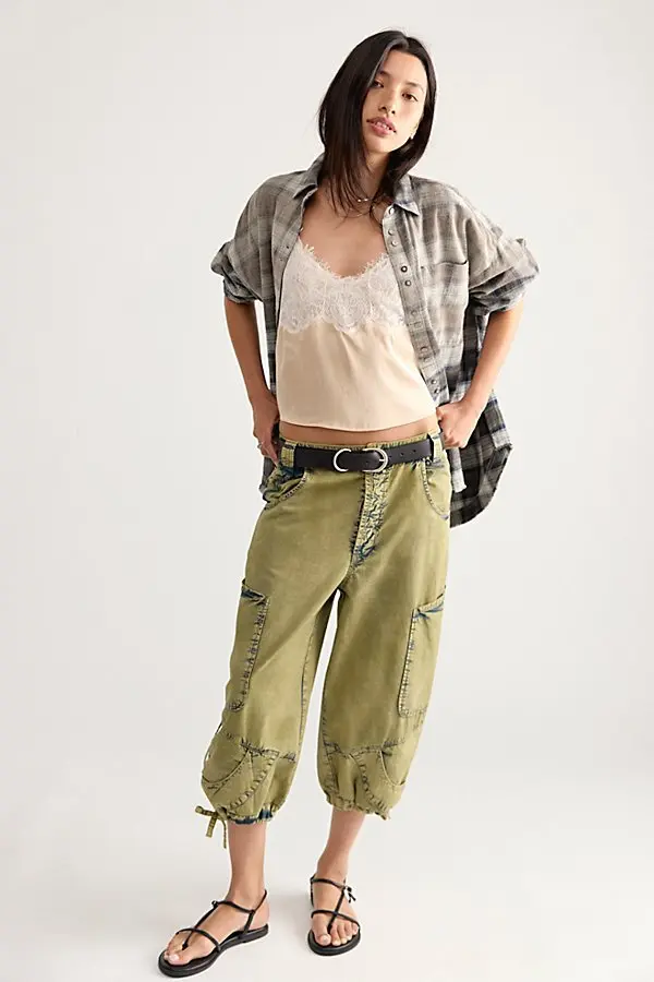 Free People We The Free Juniper Low-rise Cargo Pants