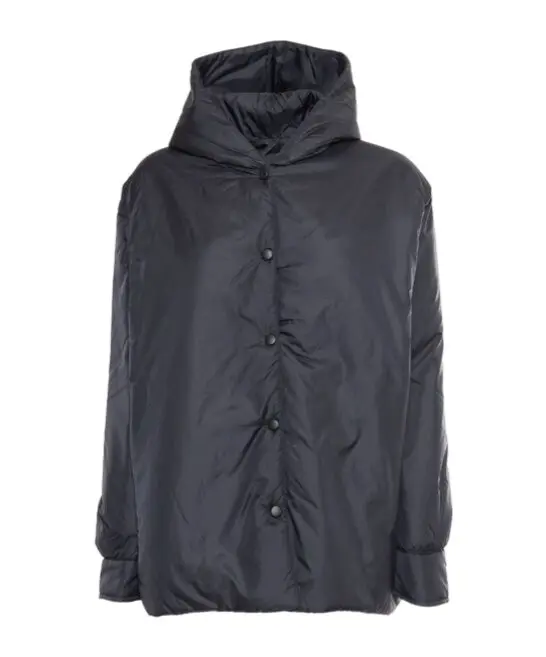 Aspesi Long Sleeved Press-stud Hooded Jacket