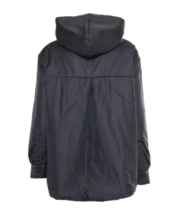 Aspesi Long Sleeved Press-stud Hooded Jacket