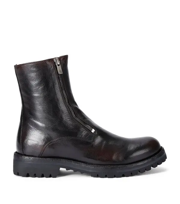 Officine Creative Leather Loraine Ankle Boots