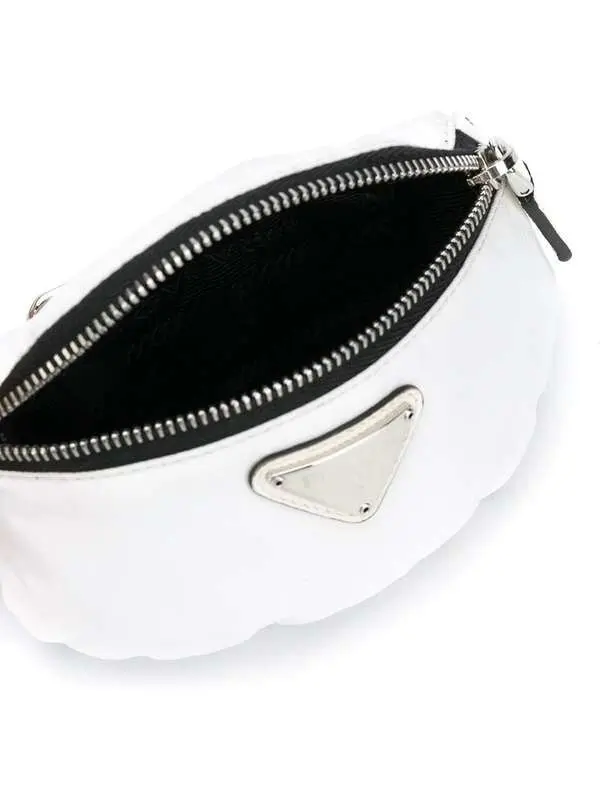 Prada Logo Plaque Wrist Pouch