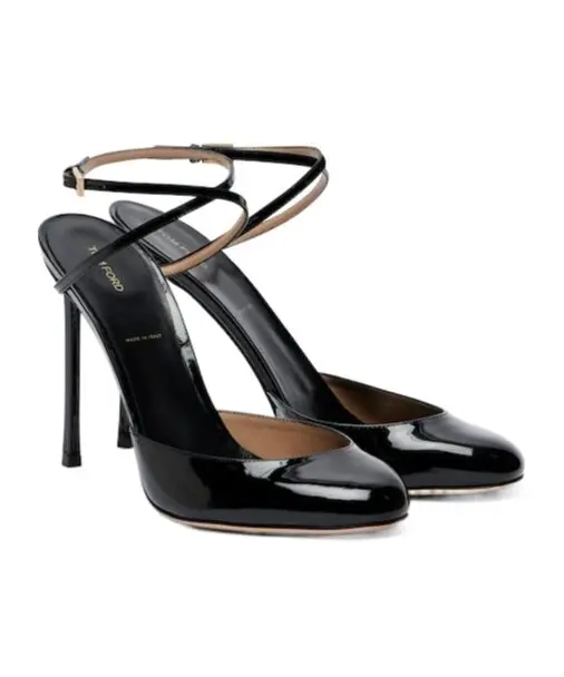 TOM FORD Patent Leather Slingback Pumps