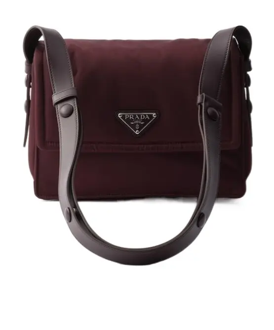 Prada Re-nylon Shoulder Bag - Wine Red