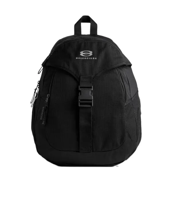 Balenciaga Unity Zip-up Large Backpack - Black