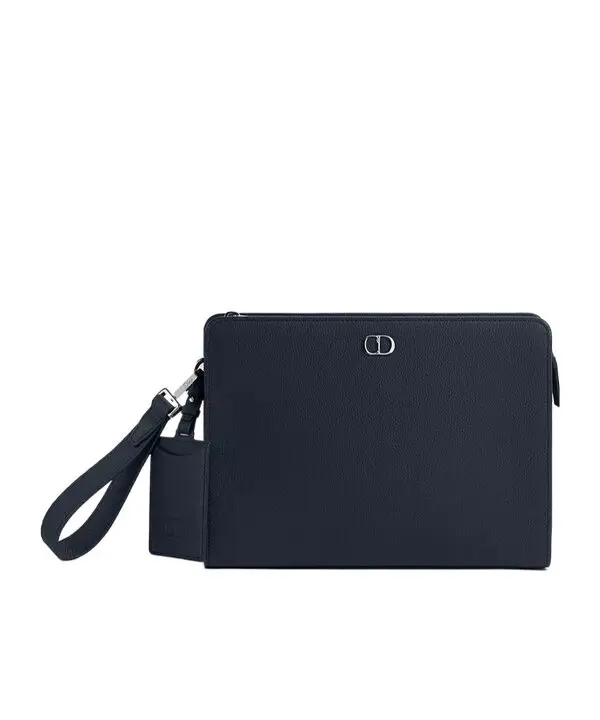 Dior Cdicon A5 Triangle Pouch - Black