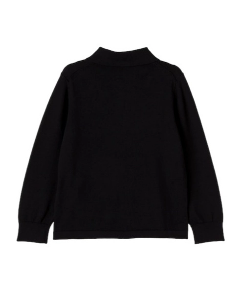 Burberry Jacquard Cotton Polo Sweater