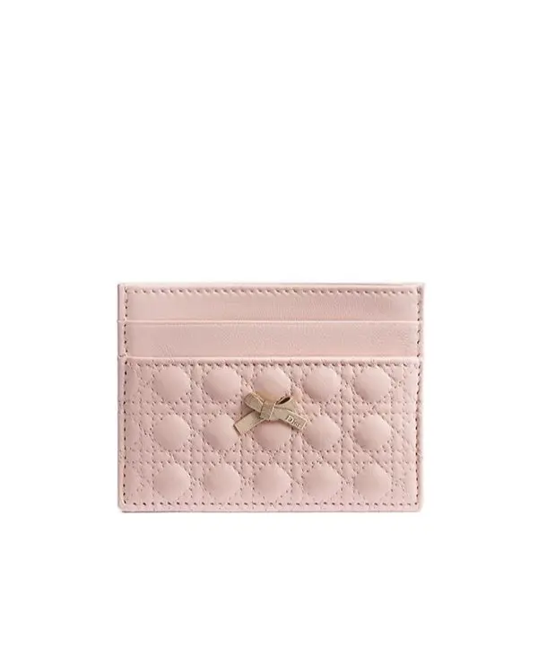 Dior Baby Bow Freesia Card Holder - Pink