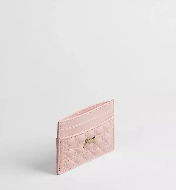 Dior Baby Bow Freesia Card Holder - Pink