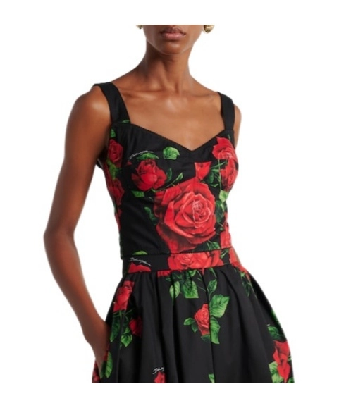 Dolce & Gabbana Floral Fitted Top
