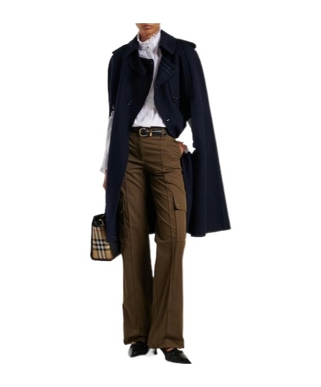 Burberry Cotton-blend Gabardine Cargo Pants - Brown