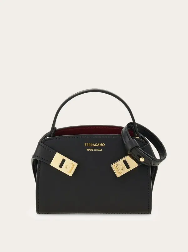 FERRAGAMO Mini Hug Top Handle