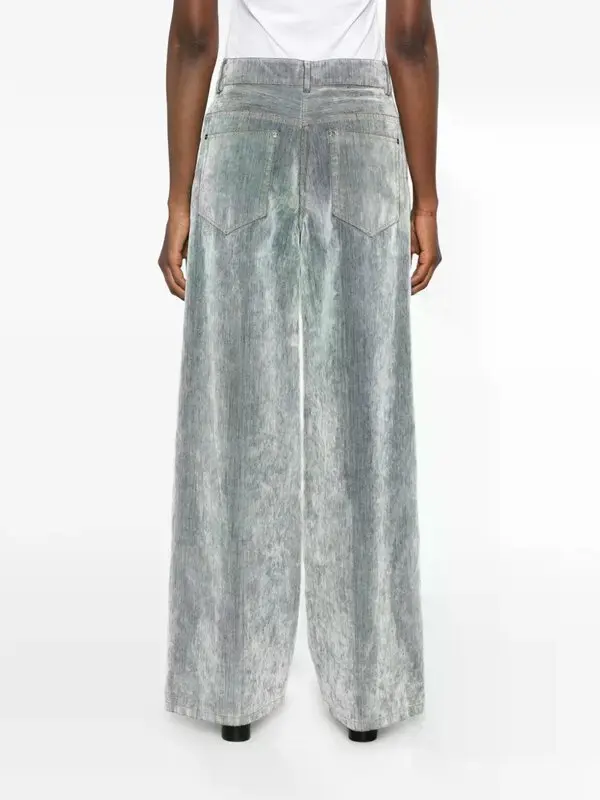 FORTE_FORTE Velvet-finish Trousers