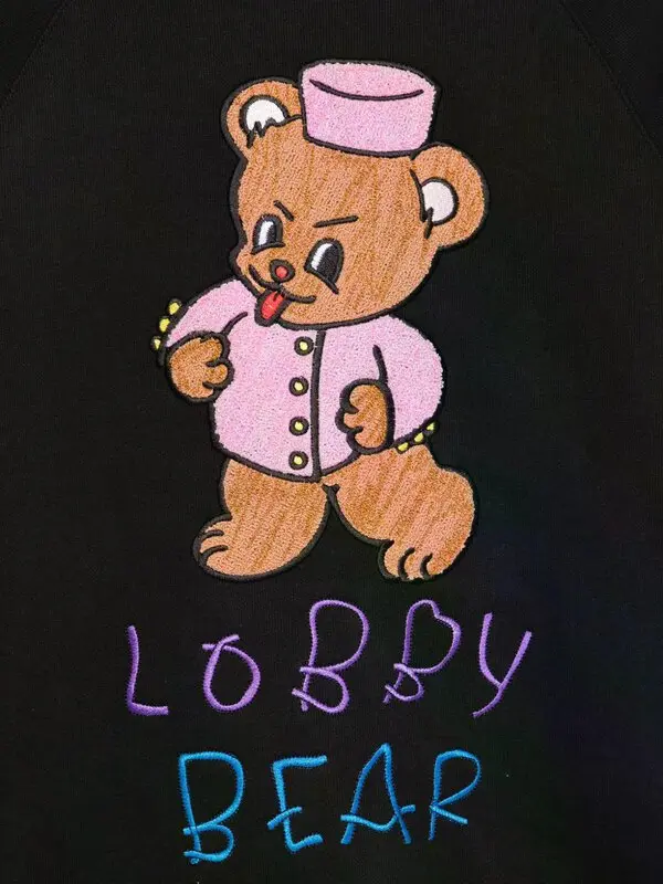 MSGM Lobby Bear Crew Neck Sweatshirt