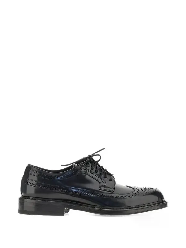 CALCE Brogue-detail Leather Derby Shoes