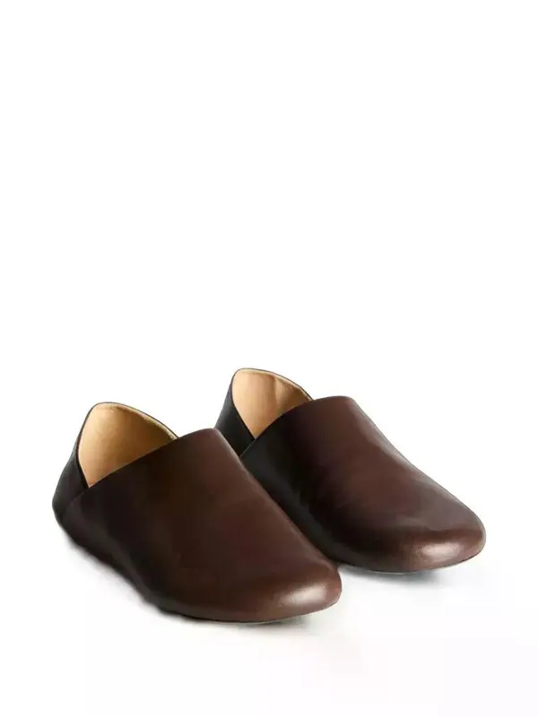 JW Anderson Round-toe Leather Loafers