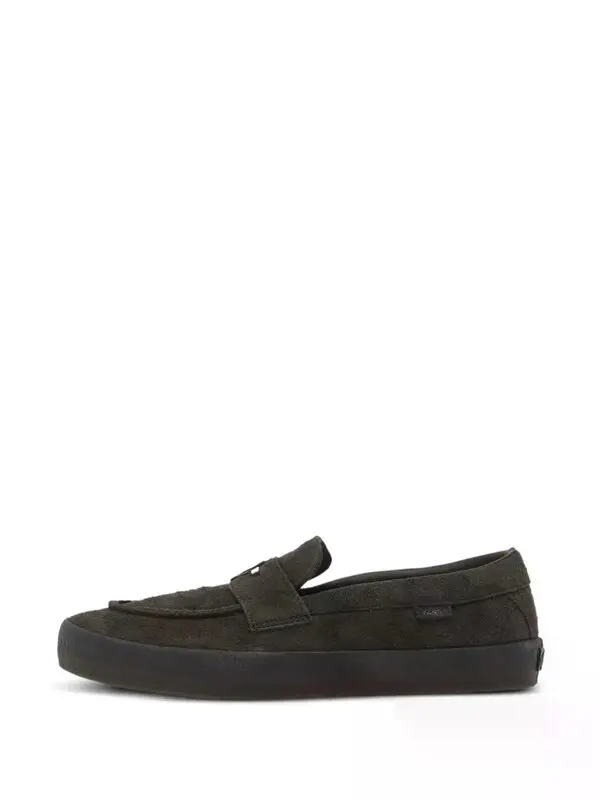VANS Peace-sign Suede Loafers - Black