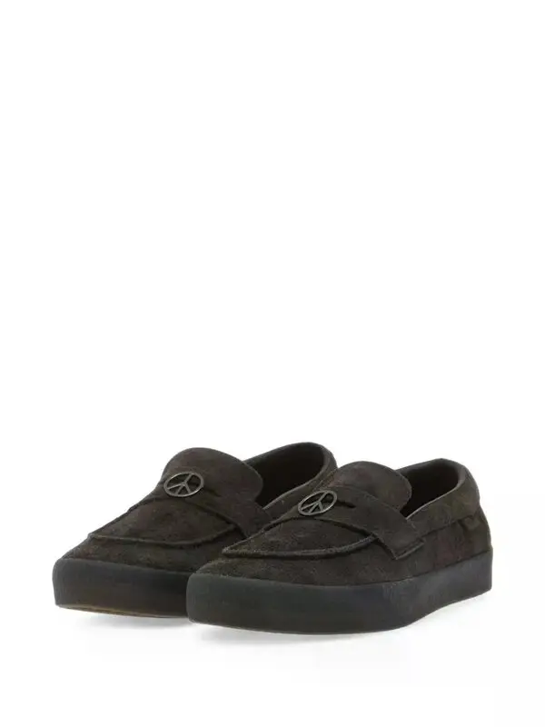 VANS Peace-sign Suede Loafers