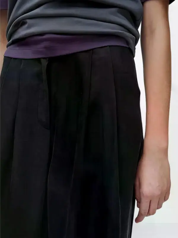 BENETTON Pleated Wide-leg Trousers