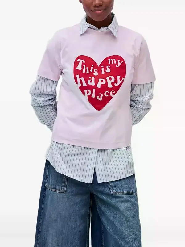 BENETTON Heart-print T-shirt
