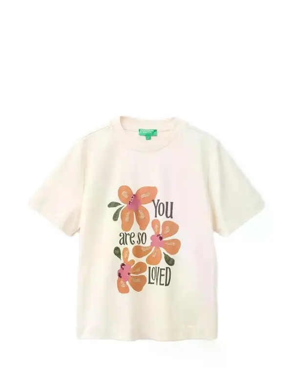 BENETTON Floral-print T-shirt