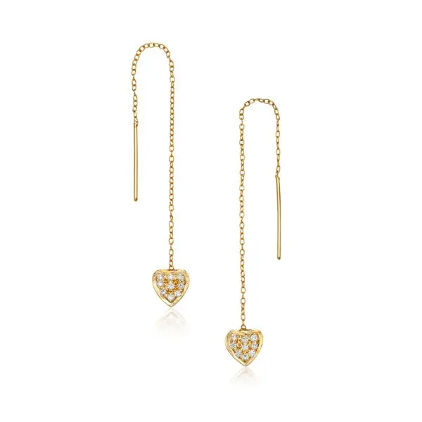 PREETI SANDHU Amore Threaders 18k Vermeil Earrings - Gold