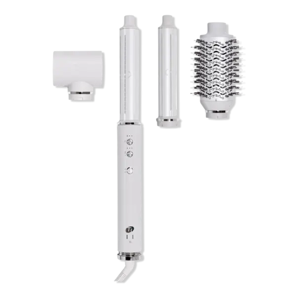 T3 Aire 360 Air Styler Blowout Kit With Dual Voltage And Ceramic Curling Attachments - One-color