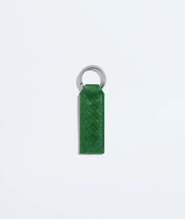 Bottega Veneta Woven Mycelium Key Ring