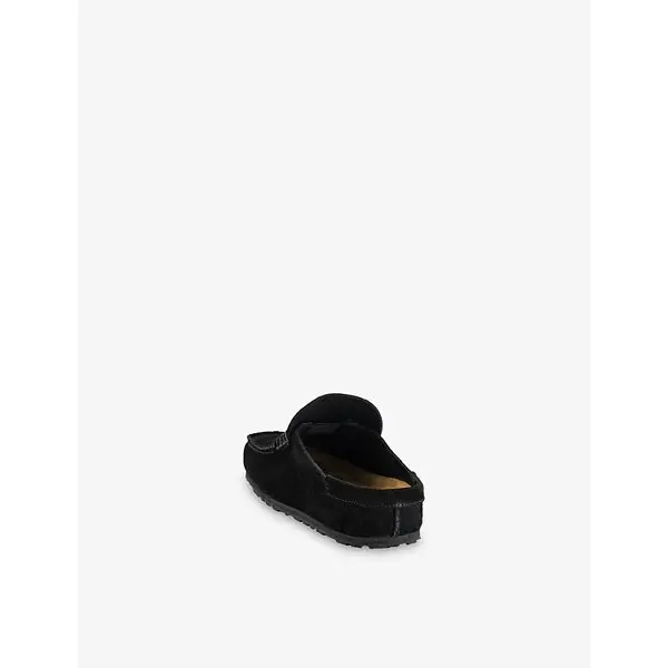 BIRKENSTOCK Naples Wrapped Suede Clogs