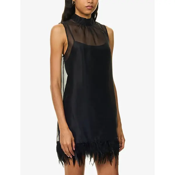 Staud Albee Organza Mini Dress
