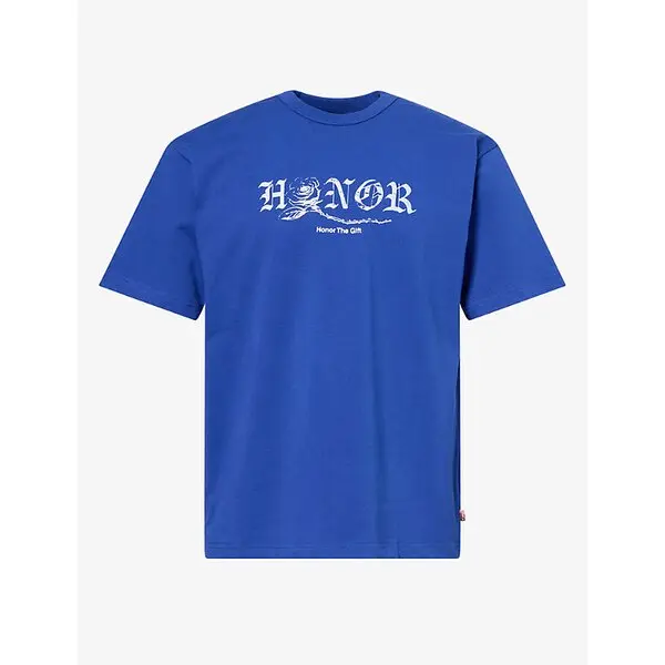 HONOR THE GIFT Fallen Rose Graphic Cotton-jersey T-shirt Xxl