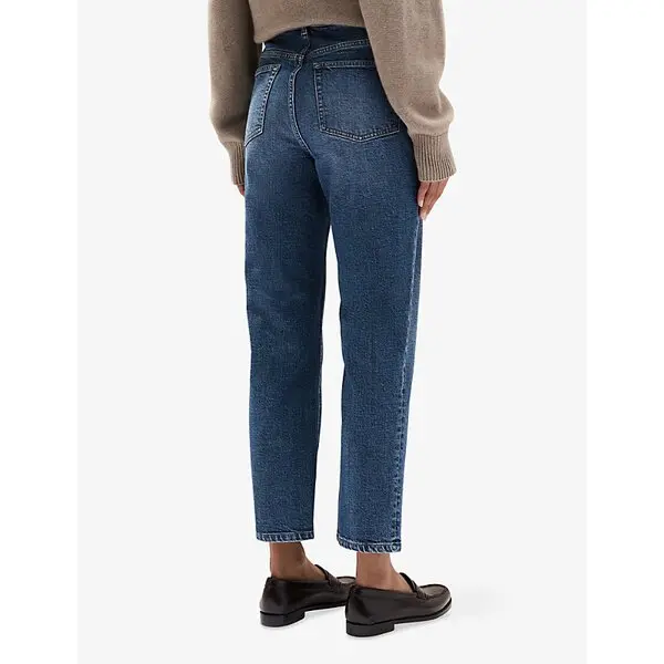 THE WHITE COMPANY Straight-leg Cropped Denim Jeans