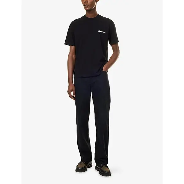 Barbour Bowery Logo-print Cotton T-shirt