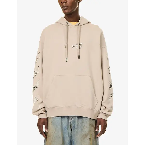 Off-White Spices Arrow Skate Graphic Cotton-jersey Hoody