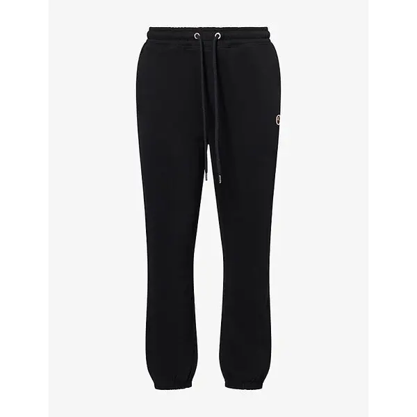 A BATHING APE One Point Relaxed Cotton-jersey Jogging Bottoms - Black