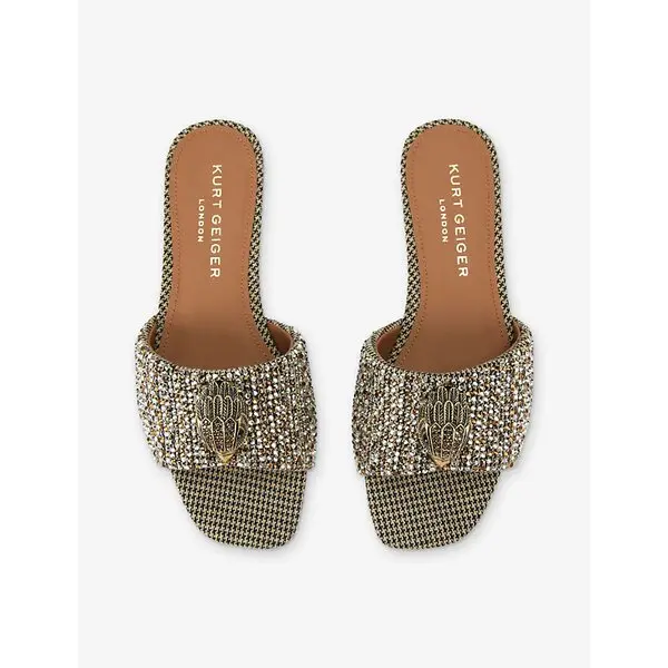 Kurt Geiger Kensington Woven Flat Sandals