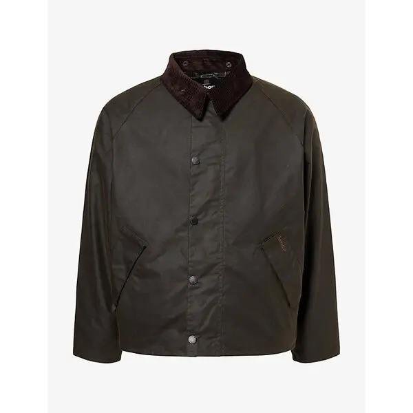 Barbour Transport Waxed-cotton Jacket - Olive