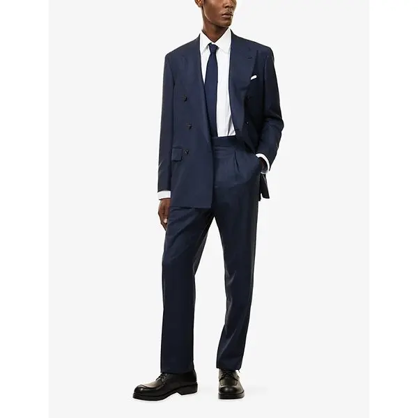 UMIT BENAN Tailored Cotton-silk Trousers